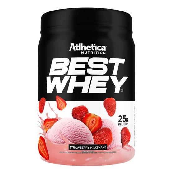 Best Whey Isolado Hidrolisado Morango 450g - Atlhetica - Atlhetica ...
