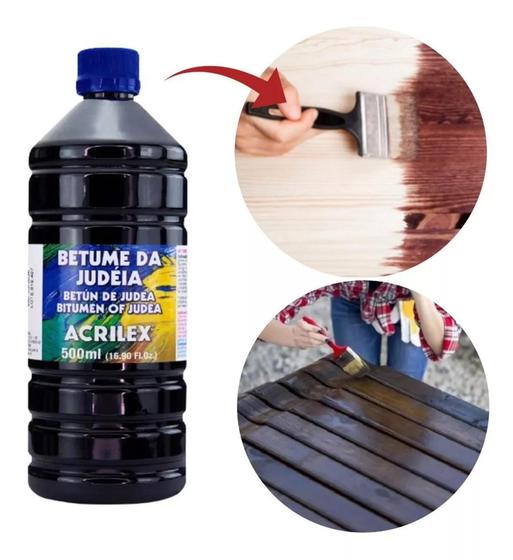 Betume Da Judéia 500ml Original Acrilex Com Nota Fiscal - Envelhecer ...