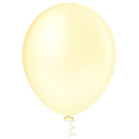 Bexiga Redonda Granfesta 9" Marfim Pic Pic 50 Unidades - Balão/ Bexiga ...