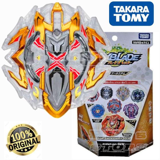 Beyblade B-140 07 Buster Xcalibur - Takara Tomy - Pião de Batalha e ...