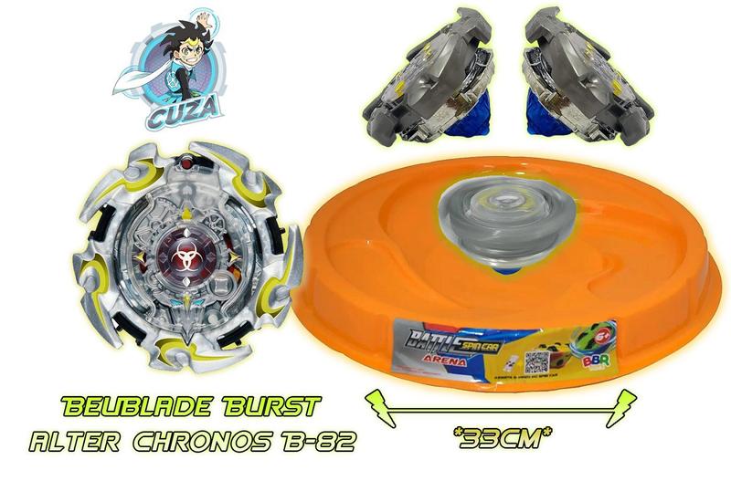 Beyblade Burst Alter Chronos S/Lançador + Arena Beyblade - Pião de ...
