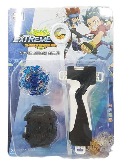 Beyblade Burst Cristal Luinor C/Lançador Grip Beyblader Lui - Tornado ...