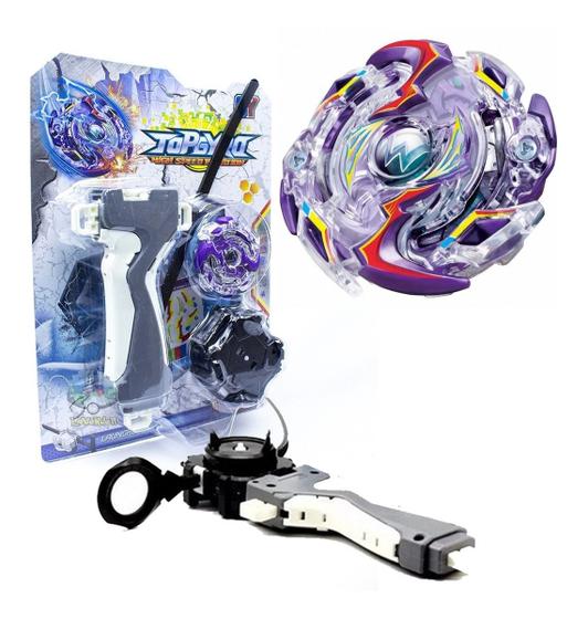 Beyblade Burst Grip + Lançador Modelos Variados Shu, Valt - Tornado ...