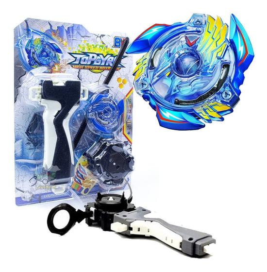 Beyblade Burst Grip + Lançador Modelos Variados Shu, Valt - Tornado ...