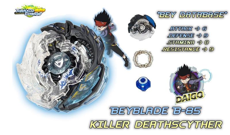 Beyblade Burst Killer Deathscyther B-85 Sem Lançador Beyblad - Pião de ...