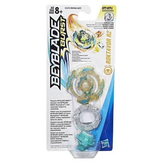 Beyblade Burst - Rocktavor R2 - Hasbro - Pião de Batalha e Acessórios ...
