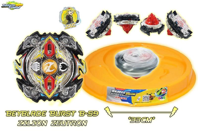 Beyblade Burst Zilion Zeutron S/Lançador + Arena Beyblade - Pião de ...
