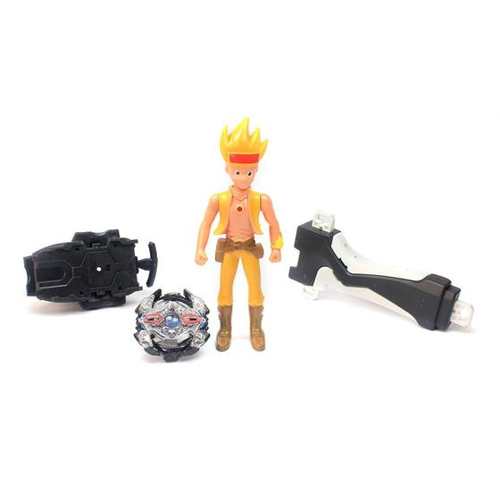 Beyblade Burst Zillion Zeus B-59 - Preto / Vermelho + Lançador + Boneco ...