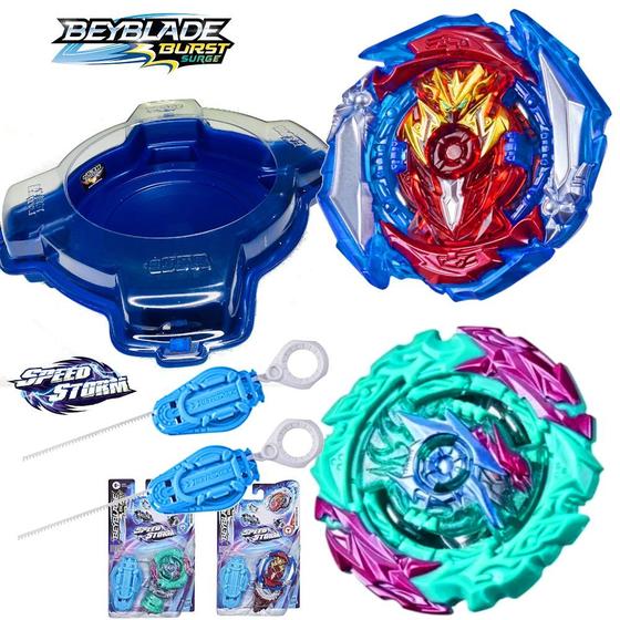 Beyblade Infinite Achilles A6 vs Wolrd Evo Helios - Hasbro - Conjunto ...