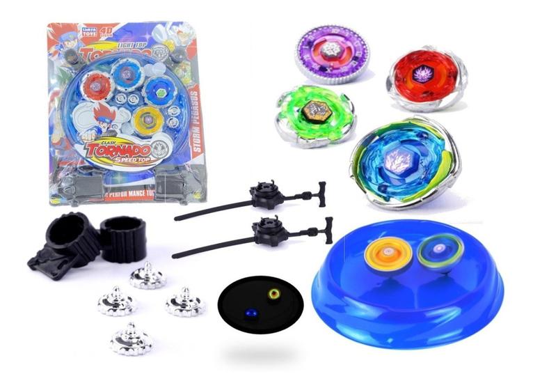 Beyblade Metal Blay Blade Metal Tornado Led Super Pegasus - Pião de ...