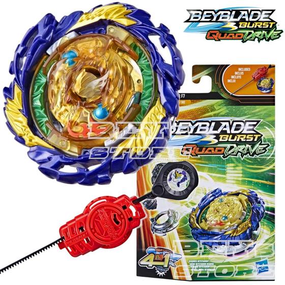 Beyblade Quad Drive Vanish Fafnir F7 - Hasbro - Pião de Batalha e ...