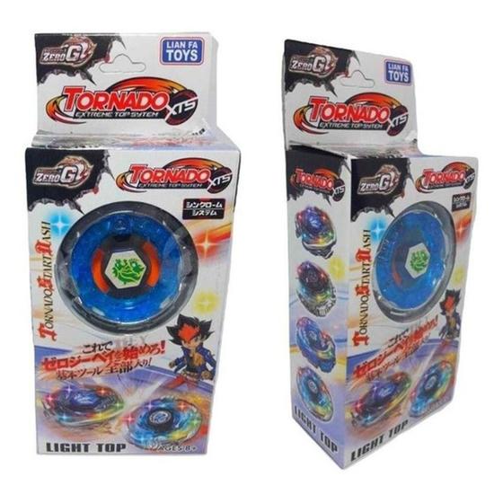 Beyblades extreme top system pião metal luzes - Tornado - Pião de ...