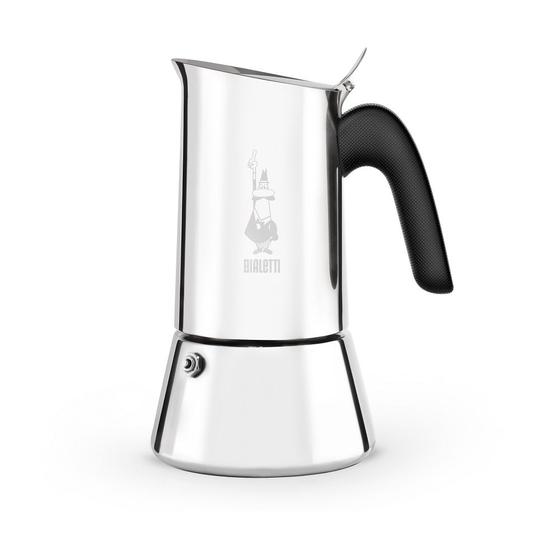 Bialetti Cafeteira Italiana 10 Xícaras Inox Venus Fogão de Indução Moka ...