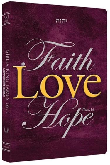 Biblia king james 1611 - ultrafina lettering bible faith hope - - BV ...