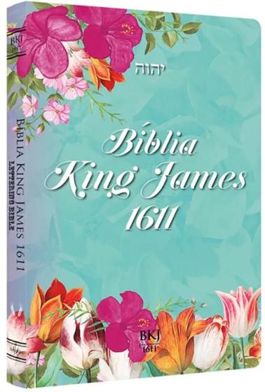 BIBLIA KING JAMES 1611 - ULTRAFINA LETTERING BIBLE FEMININA TIFFANY ...