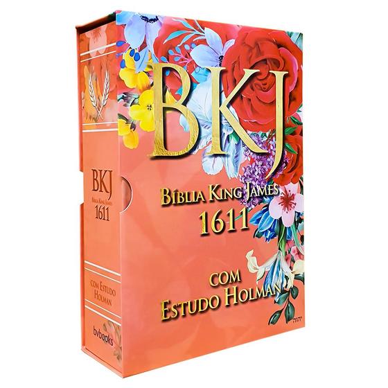 Bíblia King James de Estudo Holman Fiel 1611 BKJ Capa Feminina - Bíblia ...