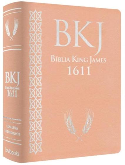 Biblia King James Fiel 1611 - Letra Ultra Gigante - Rose Luxo - BV ...
