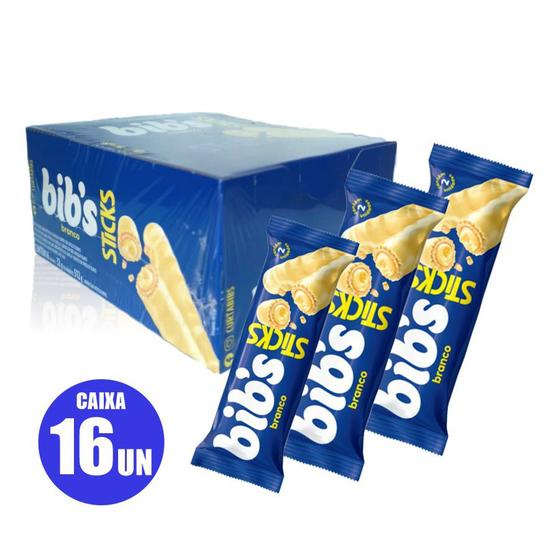 Bibs Sticks Branco 512g 16un - Chocolate / Barra de Chocolate ...