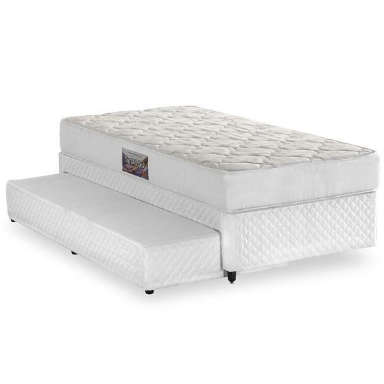 Bicama Solteiro Box com Cama Auxiliar Herval Top D45 New, Espuma D45 ...