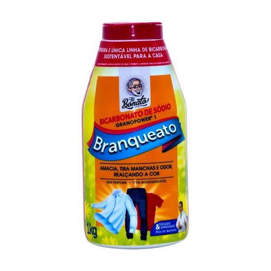 Bicarbonato de Sódio Branqueato Grano 1 Biodegradável Tubo 1kg - TIO BONATO - Bicarbonato ...