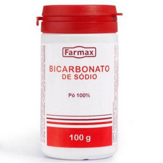 Bicarbonato de Sodio - Farmax frasco com 100g de p - Bicarbonato ...
