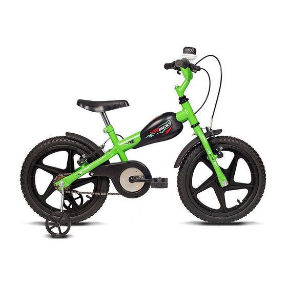 Bicicleta Aro 16 Infantil Vr600 Menino Até 40 Kilos com Rodinhas ...