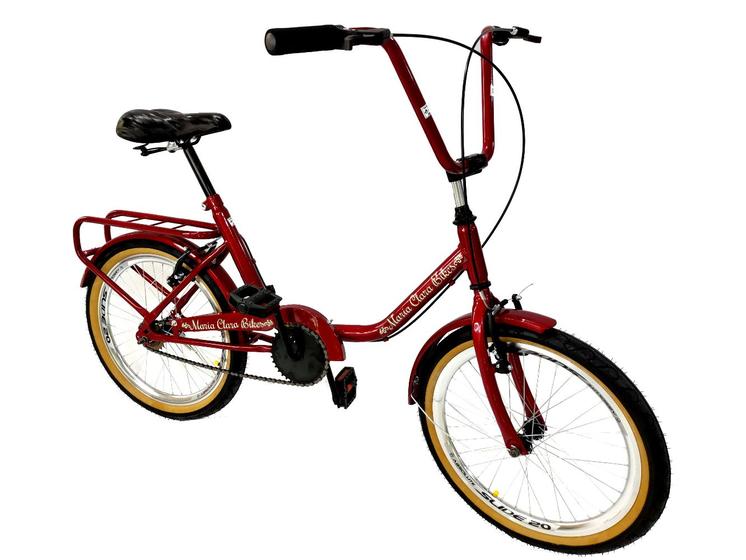 Bicicleta aro 20 estilo berlineta monareta retrô sem marchas - Maria ...