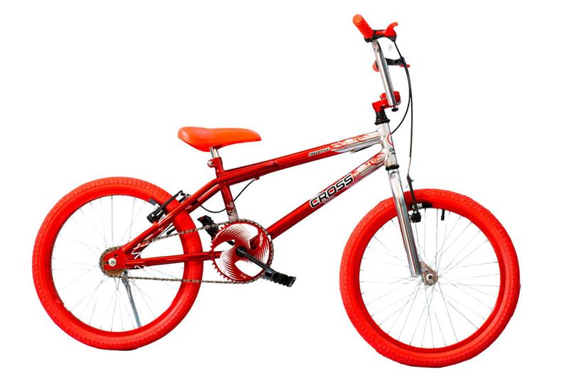 Bicicleta Aro 20 Infantil Cross /Pro X/Cromada/Bicolor - DNZ/Ideal ...