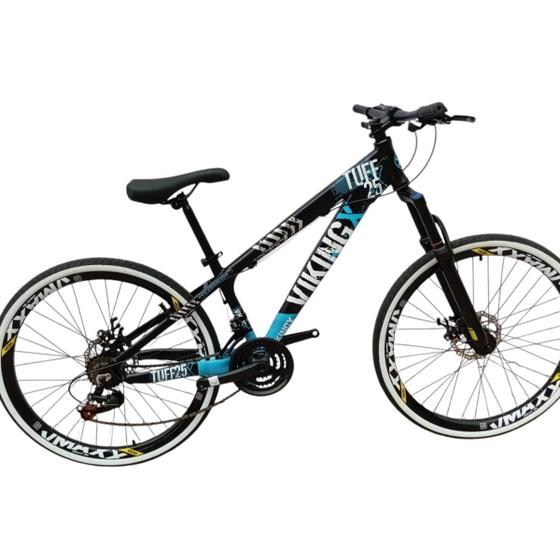 Bicicleta Aro 26 Bike Vikingx 21V Tuff 25 Freio Hidraulico Freerider ...