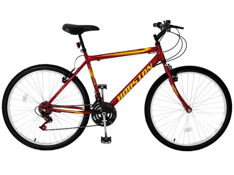 Bicicleta Aro 26 Houston Foxer Hammer Aço - Freio V-Brake 21 Marchas ...
