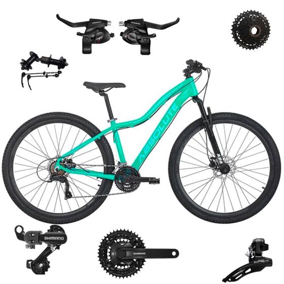 Bicicleta Aro 29 Absolute Hera Feminina 24 Velocidades Cambios Shimano ...