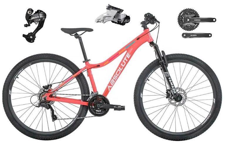 Bicicleta aro 29 Absolute Mia 3 Feminina 27v Câmbios Shimano Altus ...