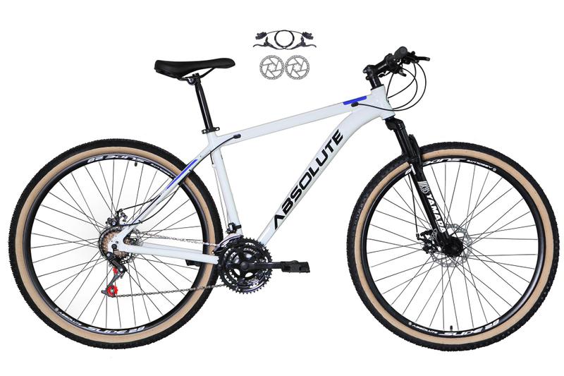 Bicicleta Aro 29 Absolute Nero 4 Cabeamento Interno 24v Freios a Disco ...