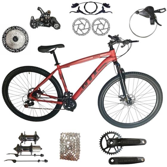 Bicicleta Aro 29 GTI Aluminio Mtb 12 Velocidades Freio Disco Hidraulico - Bicicleta - Magazine Luiza