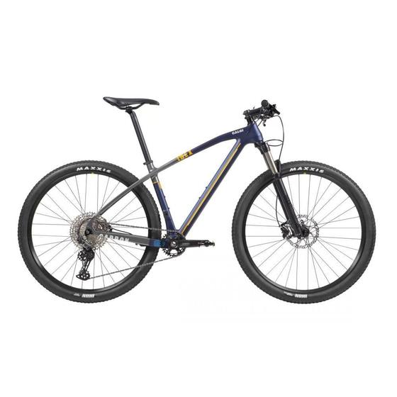 Bicicleta Carbon Ibex 12v Deore Azul Carbono Suspensão Ar 2021 - Caloi ...