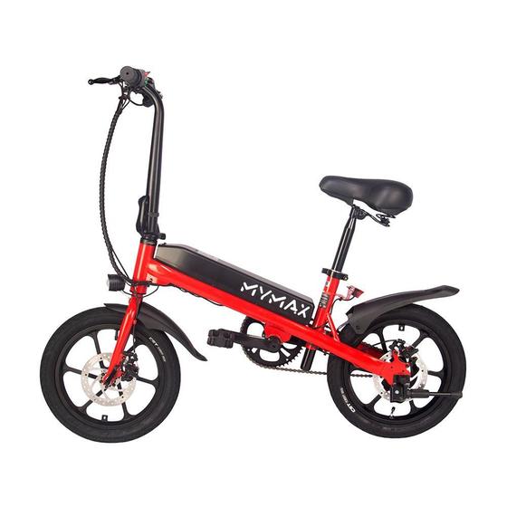Bicicleta Eletrica Ebike Myway 4.0 Aro 16 45km Aut Vermelha - MYMAX ...