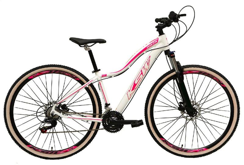 Bicicleta Feminina Aro 29 Xlt Mwza Alumínio 24v Câmbios Shimano Garfo com Trava no Ombro Pneu ...