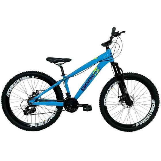 Bicicleta Gios Frx Freeride Aro 26 Freio Disco 21v Azul Bebê ...