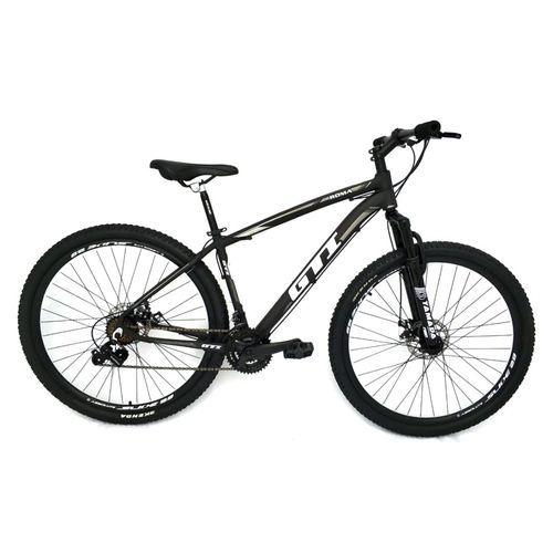 Bicicleta GTI Roma Aro 29 Quadro 19 Alumínio preto/cinza 21V . - Bicicleta - Magazine Luiza