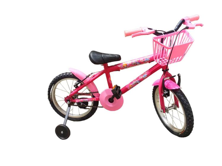 Bicicleta infantil aro 16 menina de 3 e 7 anos com rodas de alumínio ...