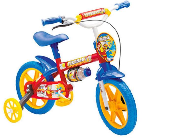 Bicicleta Infantil de Rodinha Aro 12 Fire - Man 10 - Nathor - Bicicleta ...