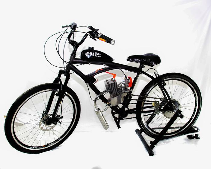 Bicicleta Motorizada 100cc Freio Disco, Suspensão E Banco Xr ...