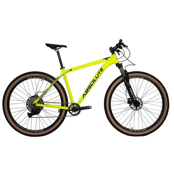 Bicicleta MTB Absolute Nero 4 PRO Aro 29 Hidráulico c/ Trava Amarelo ...