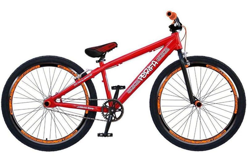 Bicicleta portal wheeling perifa 14,5" - vermelha e laranja neon (aro ...