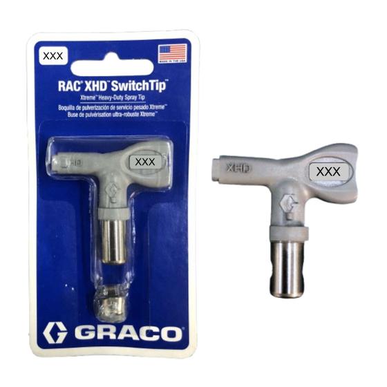 Bico de Fluído/Pintura Airless RAC XHD Todos os Modelos Original Graco ...
