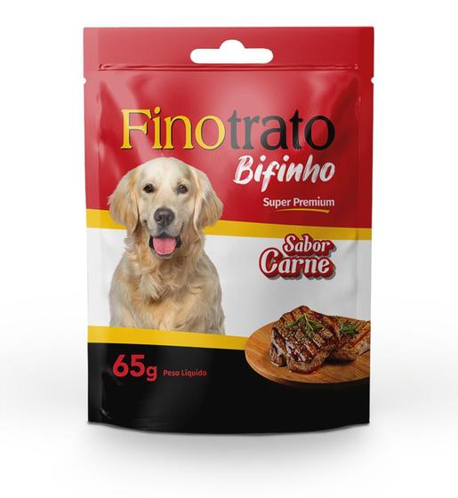 Bifinho Fino Trato sabor carne 65g - Bifinhos e Petiscos para Cachorro ...