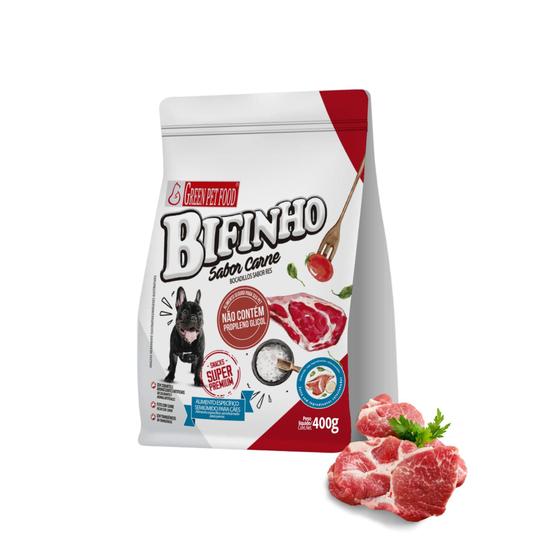 Bifinho Para Cães 400g Petisco Premium Sabor Carne Green Pet Food ...