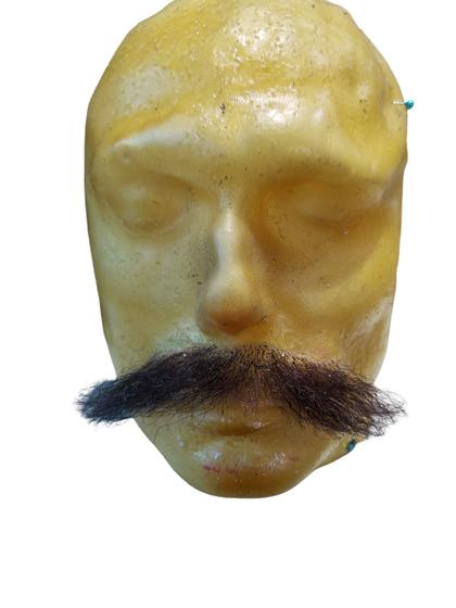 Bigode cheio falso postiço castanho claro 17505 + cola - Lynx Produções ...