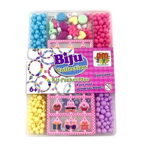 Biju Collection Kit Pocket Plus - Dm Toys - Fábrica de Pulseiras de ...