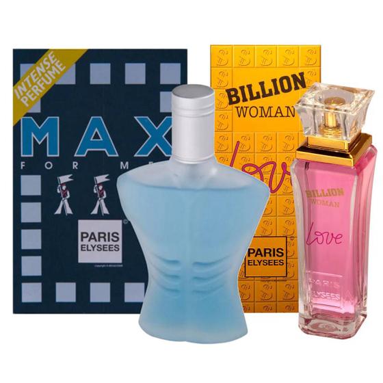 Billion Woman Love + Max - Paris Elysees - Perfume Feminino - Magazine Luiza